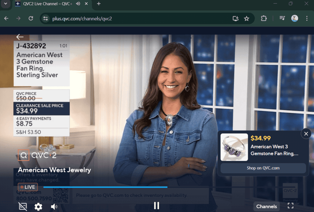 How to Stream QVC Channel Without Cable - Hotdog